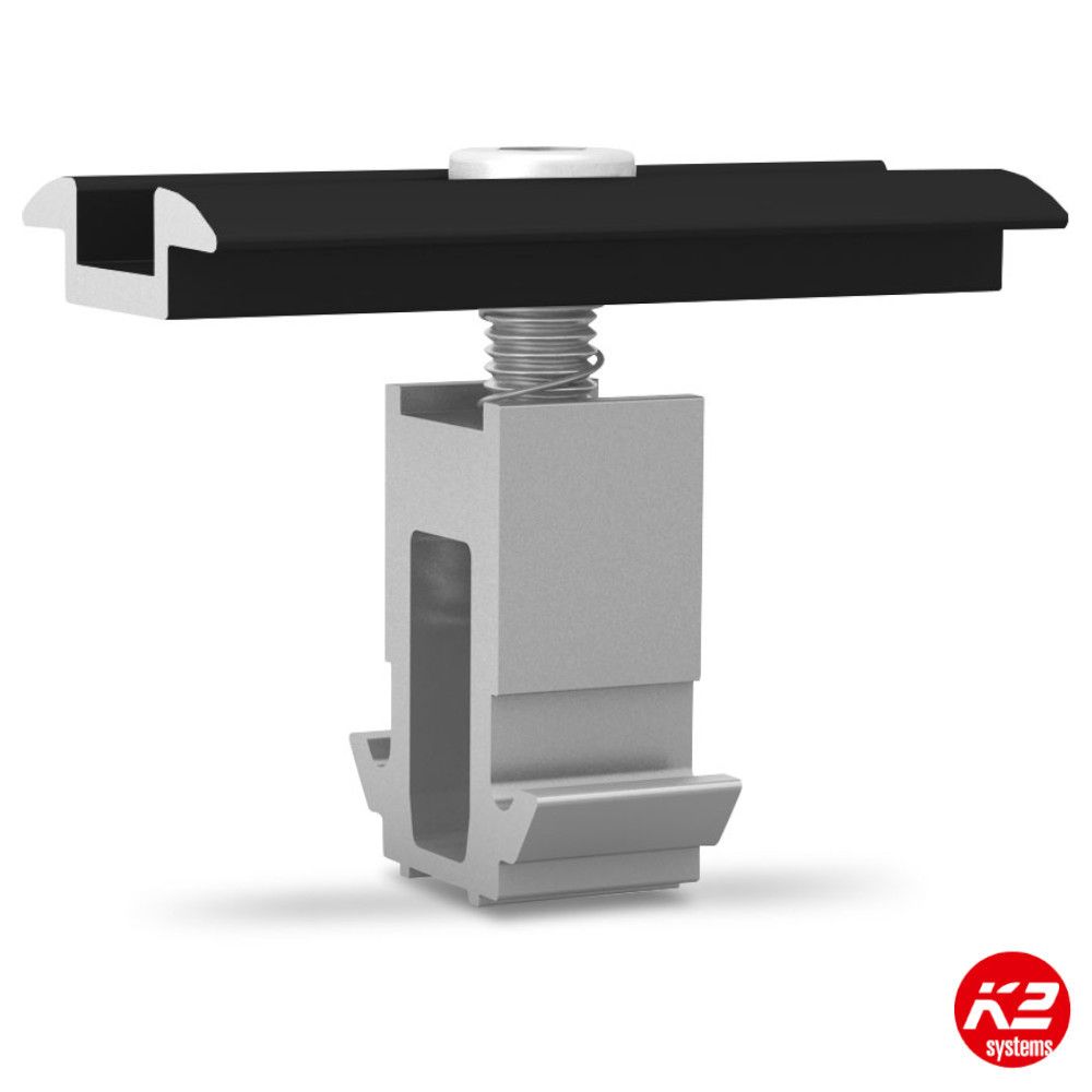 K2 DomeClamp Middle Clamp 30-50 mm, black anodized (former K2 Mini Mid ...